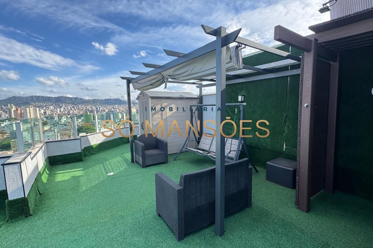 COBERTURA TRIPLEX DE LUXO COM VISTA DEFINITIVA PRÓXIMA AO COLÉGIO BATISTA MINEIRO - Só Mansões